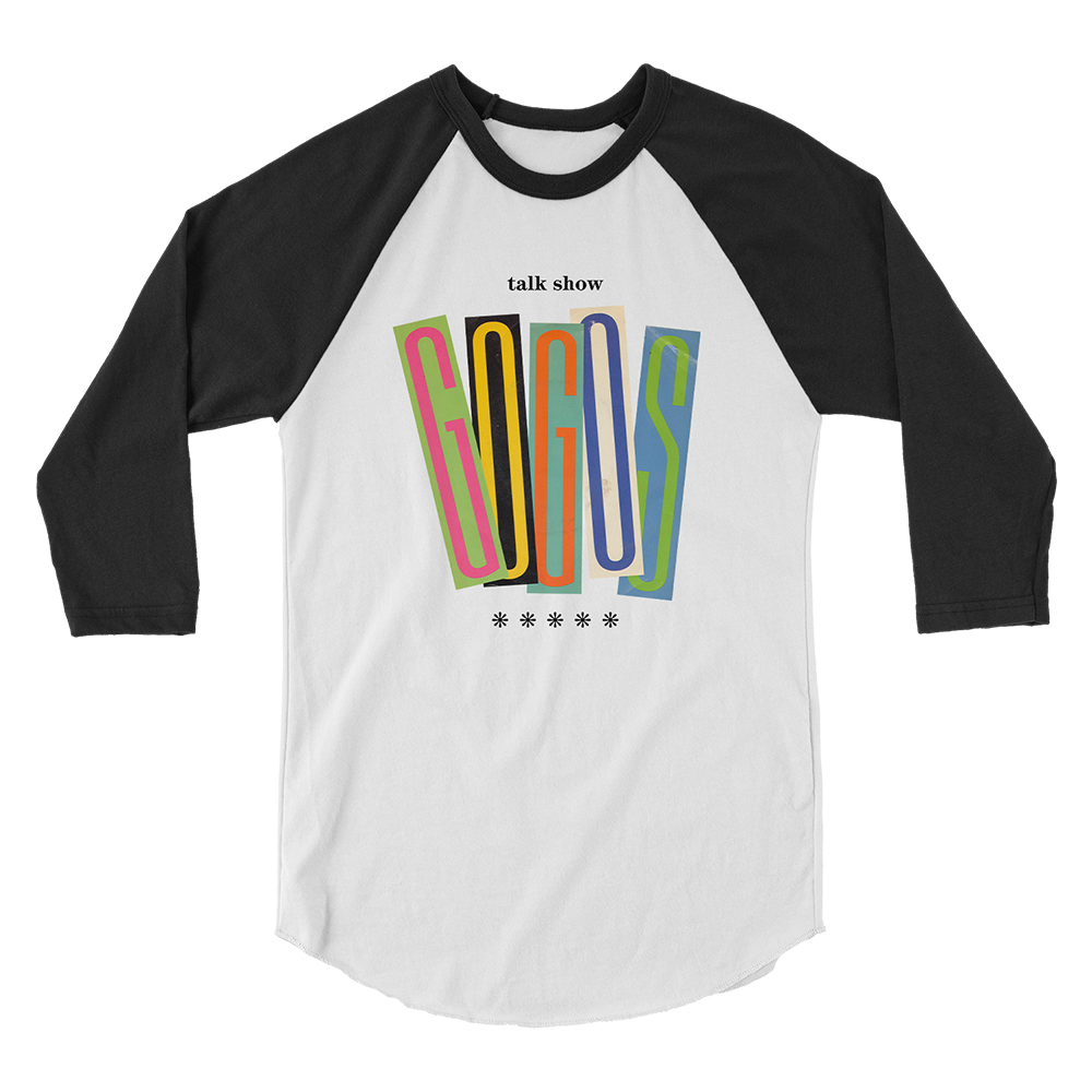 Talk Show Cover Logo Raglan | The Go-Go's Official Store