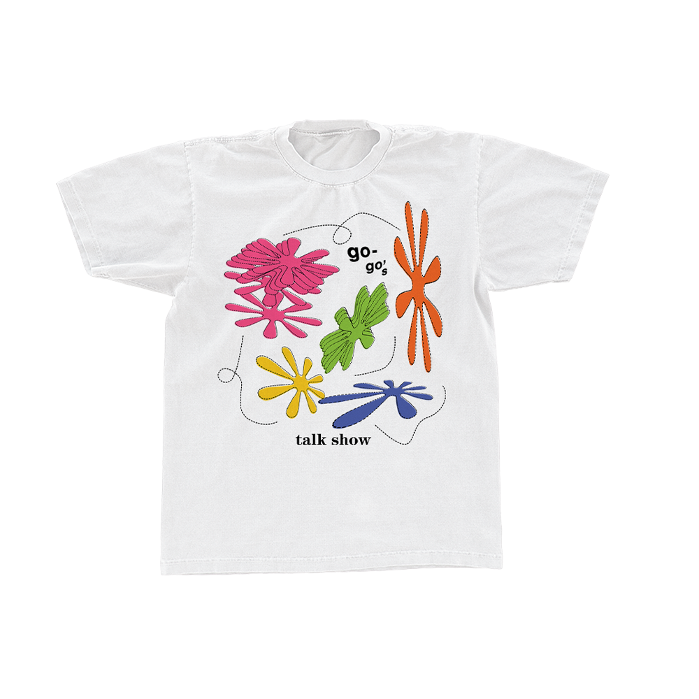 Talk Show Floral T-Shirt | The Go-Go's Official Store